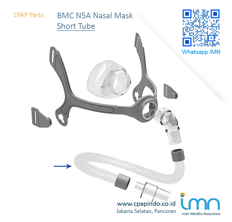 BMC P2 / N5A Mask Short Tube – Indo Medika Nusantara (IMN)