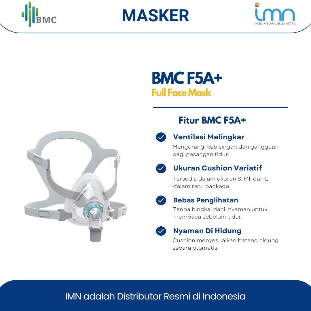 BMC F5A+ Full Face Mask – CPAPINDO.com
