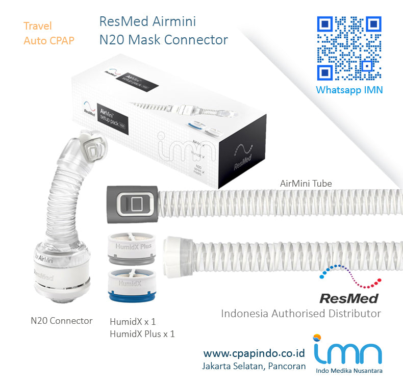 ResMed AirMini Airfit N20 Setup Pack – Indo Medika Nusantara (IMN)