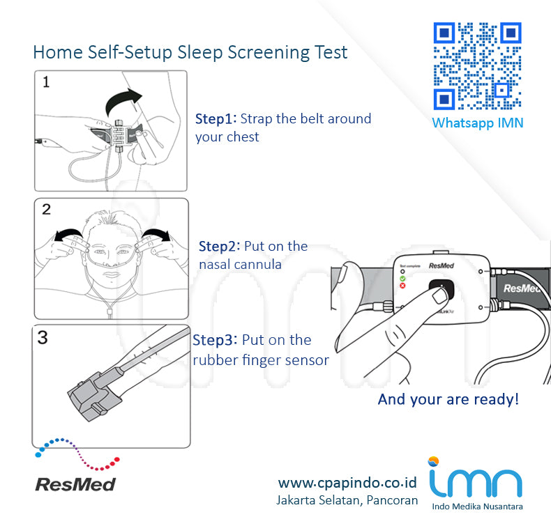 1 Night Sleep Screening Test In Indonesia – CPAPINDO.com