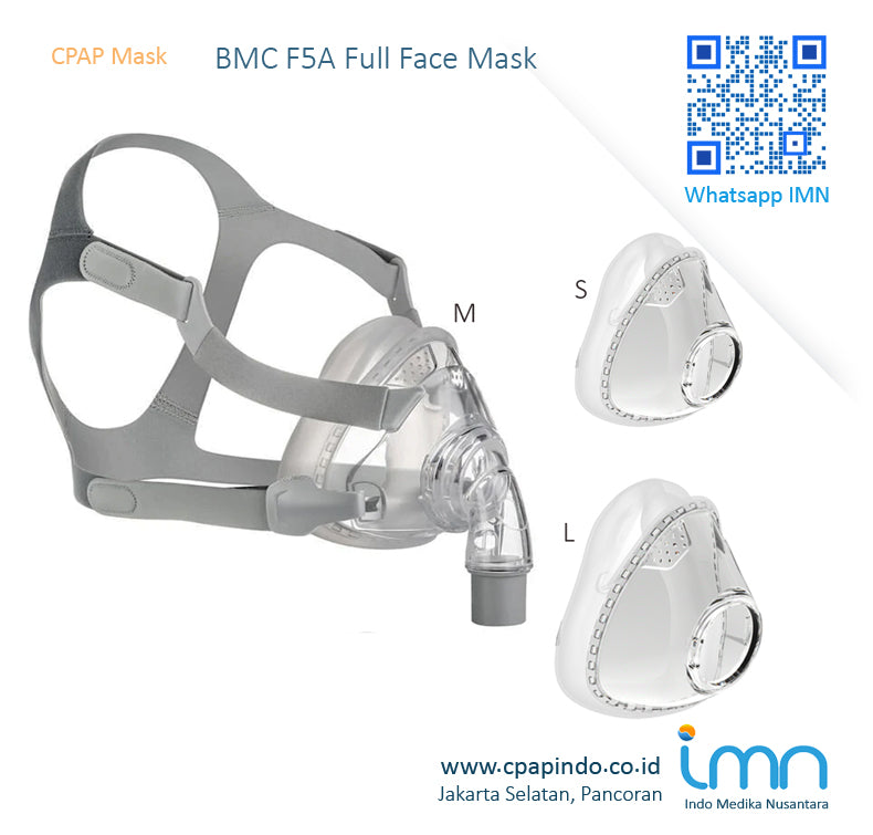 BMC F5A+ Full Face Mask – Indo Medika Nusantara (IMN)