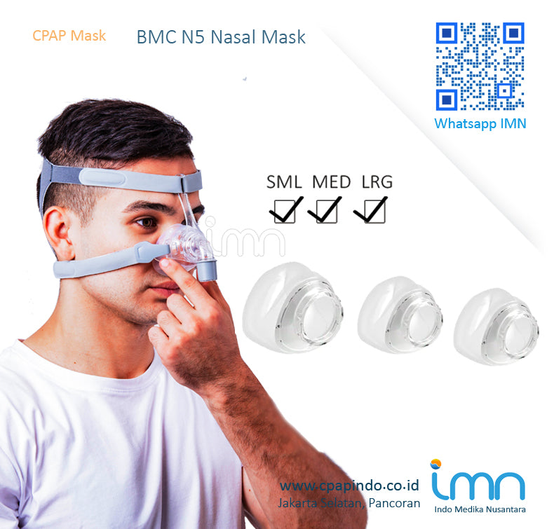 BMC N5 Nasal Mask – Indo Medika Nusantara (IMN)
